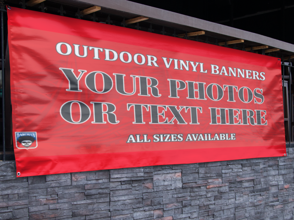 Vinyl Banner - Baseman T-shirts